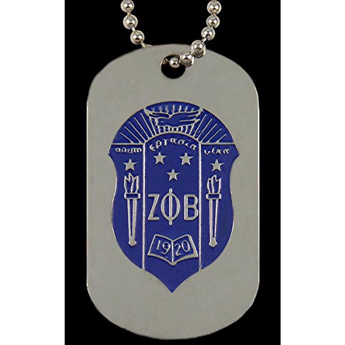 Zeta Phi Beta Double Sided Dog Tag
