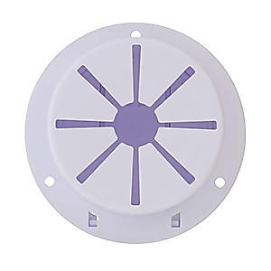 Dumble Round Electric Cable Hatch for 50 Amp RV Electric Cord – RV Camper Electric Cord Cover, White