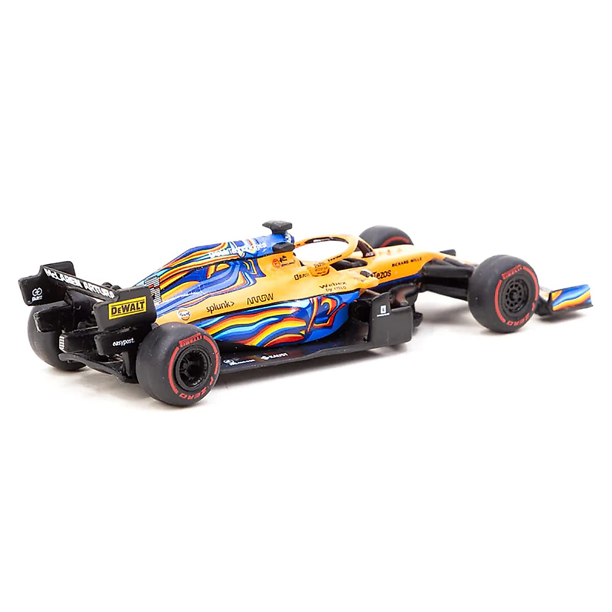 Tarmac Works McLaren MCL35M #3 Daniel Ricciardo Formula One F1 Abu Dhabi GP (2021) "Global64 Series 1/64 Diecast Model Car T64G-F040-DR3