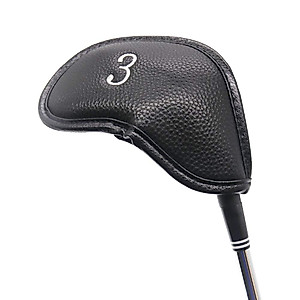 HISTAR Golf 10pcs Thick Synthetic Leather Golf Iron Head Covers Set Headcover Fit All Brands Titleist, Callaway, Ping, Taylormade, Cobra, Nike, Etc