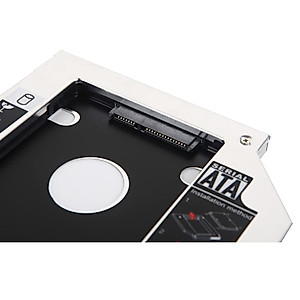 DY-tech 2nd HDD SSD Hard Drive Optical bay Caddy Frame Tray for Dell Latitude E6320 E6420 E6520 E6330 E6430 E6530 Modular Bay with Ejector + Bezel / faceplate