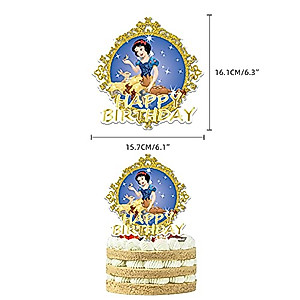 Nice Orange Birthday Party Supplies for Disney Princess, Snow White Theme Party Decoration