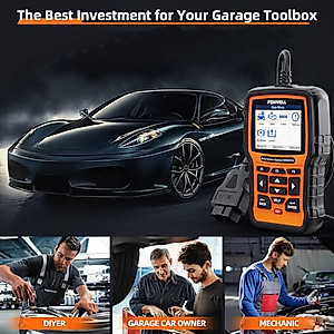 FOXWELL NT510 Elite fit for Ford Lincoln Mercury Diagnostic Tool, Bidirectional OBD2 Scanner, Full Systems Battery Registration All Reset BMS ABS SRS Airbag EPB TPMS DPF Regen, Car Code Reader