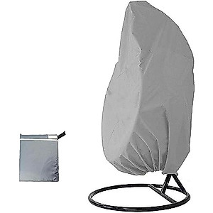 Outdoor Hanging Chair Cover Waterproof 210D Oxford Fabric, Patio Egg Swing Chair Cover, Garden Furniture Covers Pod Chair Cover