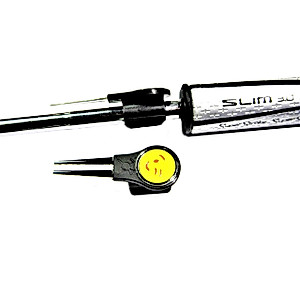 Putter Mounted Divot Tool and Ball Marker - Emoji - Winking