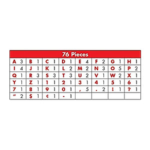 Carson Dellosa Red Lettering (130047)