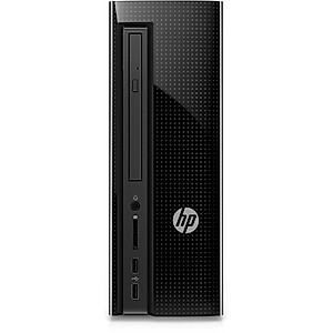 HP 260-A010 Premium Slimline Desktop - Intel Quad-Core Pentium J3710 up to 2.64GHz, 4GB RAM, 1TB HDD, DVD, 802.11bgn, Bluetooth 4.0, HDMI, USB 3.0, Windows 10 Home (Renewed)