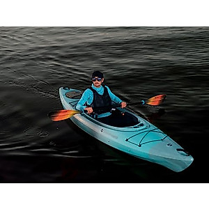 Wilderness Systems Aspire 105 | Sit Inside Recreational Kayak | Adjustable Skeg - Phase 3 Air Pro Seating | 10' 6" | Midnight