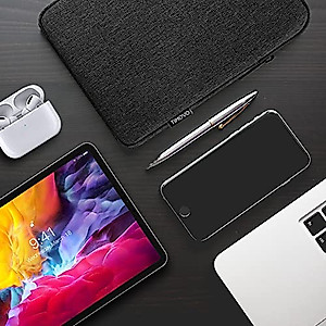 TiMOVO 9-11" Tablet Sleeve Bag for iPad 10th Gen. 10.9",iPad 9th/8th/7th Gen. 10.2",iPad Air 11/Air 5th/4th Gen. 10.9",Galaxy Tab A9+/A9 Plus 11",Protective Bag Fit Smart Keyboard, Black