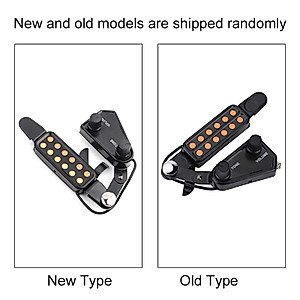 12 Sound Hole Guitar Pickup,Magnetic Pickup Transducer with Volume Tone Tuner Kit for Acoustic Guitar