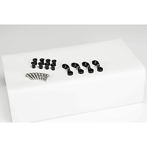 Pelican Kayak Hardware Rigging Kit - Easily Attach Accessories and Gear - 20pcs - Bungee Deck Loops Tie Down Nylon Pad Eye with Stainless Steel Screws - for Fishing Kayaks, Boat and Canoe