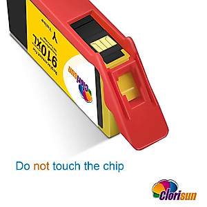 Clorisun 910 910XL Upgraded Ink Cartridge Compatible for HP 910 910XL with Newest Chip OfficeJet Pro 8025 8020 8035 8028 8022 8010 8015 8018 Printer (Black Cyan Magenta Yellow 4-Pack)
