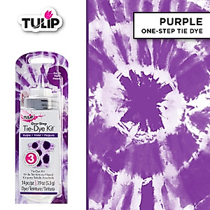 Tulip One-Step Tie-Dye Kit Tulip Fabric Dye Open Stock 21545 Fdy Opstk Purple 3/36, As Detailed