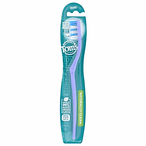 Tom's of Maine, Naturally Clean Toothbrush (Soft), Toothbrushes, Soft Toothbrush, 1-Pack