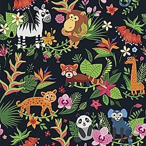 Magnolia Honey Baby Crib Tent - Pop Up Mesh Canopy - Breathable Mosquito Net - Cute Jungle Design - Keep Toddler from Climbing Out - Fits All Standard Cribs - Portable - Easy to Install