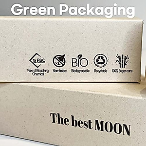 The best MOON Set of Heart Shaped Stainless Steel Reusable Straws with Silicone tips (Set of 4 straws)