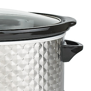 Brentwood Select Slow Cooker, 7 Quart, Silver