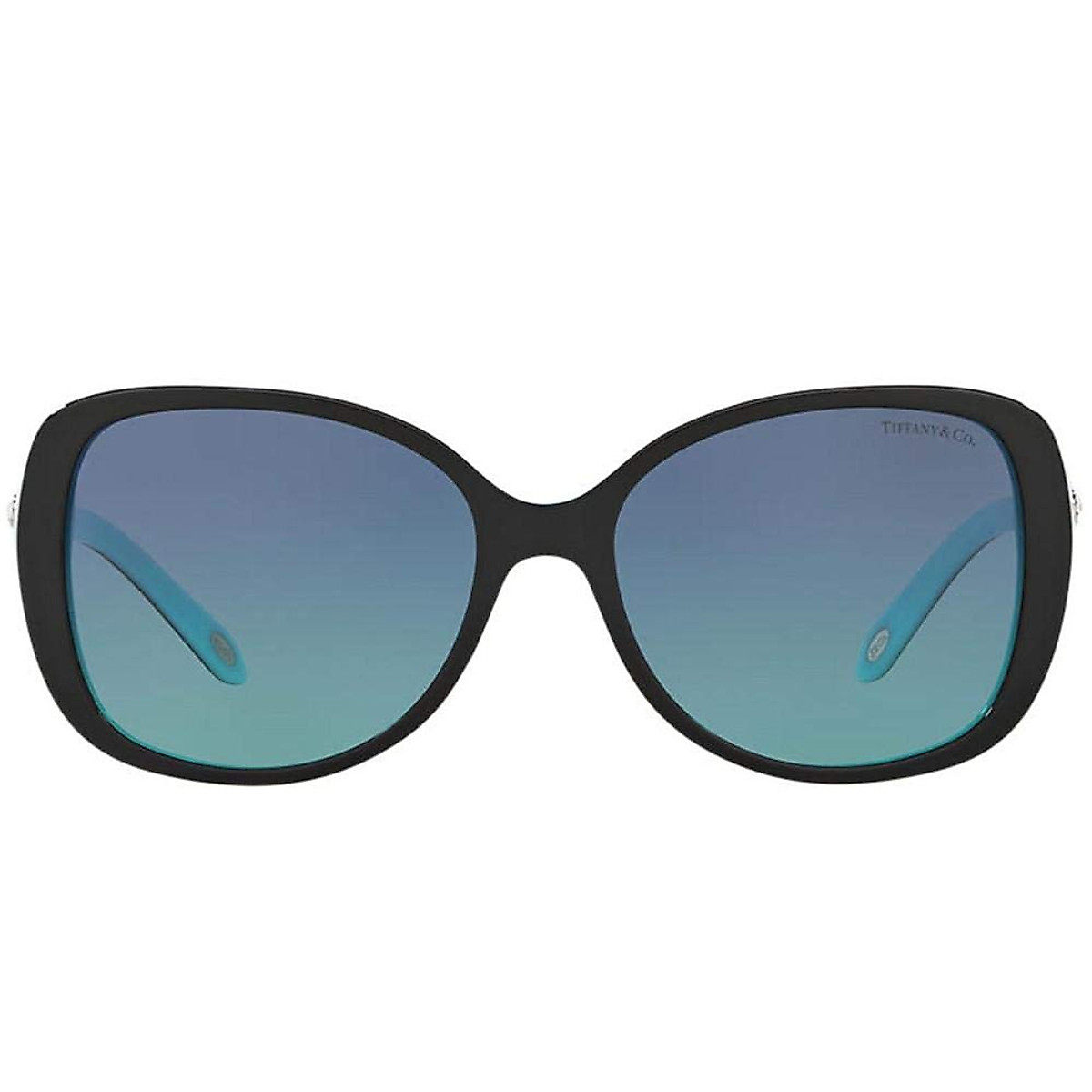 Tiffany & Co. TF 4121B - 80559S Sunglasses Black Frame, Blue Lenses, 55MM
