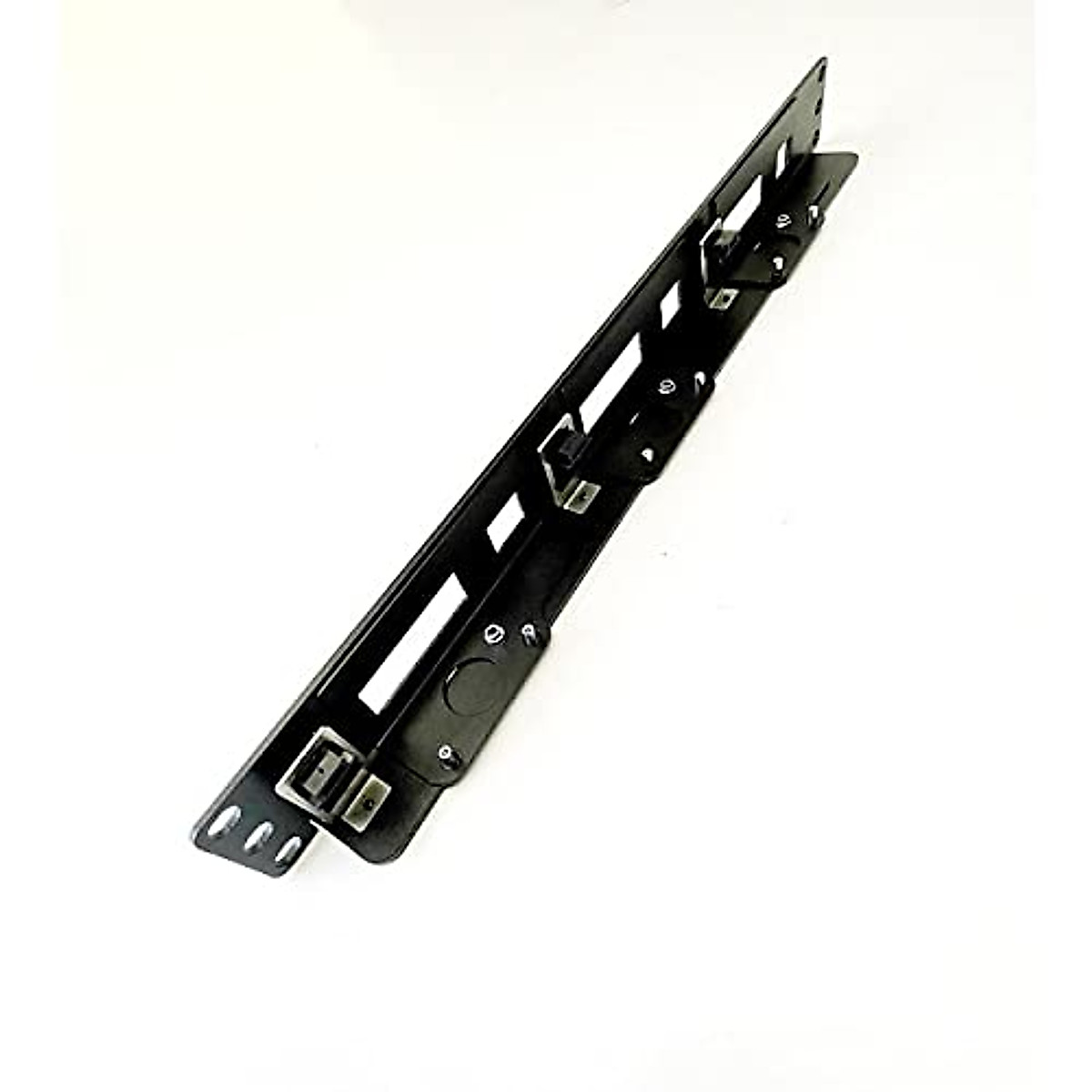MyElectronics 19 inch rack mount 1U for 1-3 pcs RASPBERRY Pi/low NUC with black brackets