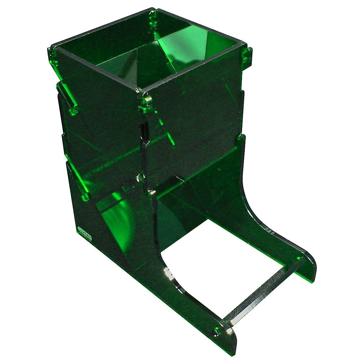 LITKO Dice Tower | Dice Roller | Dice Tumbler | Dice Boot | TTRPG | Board Games (Translucent Green)