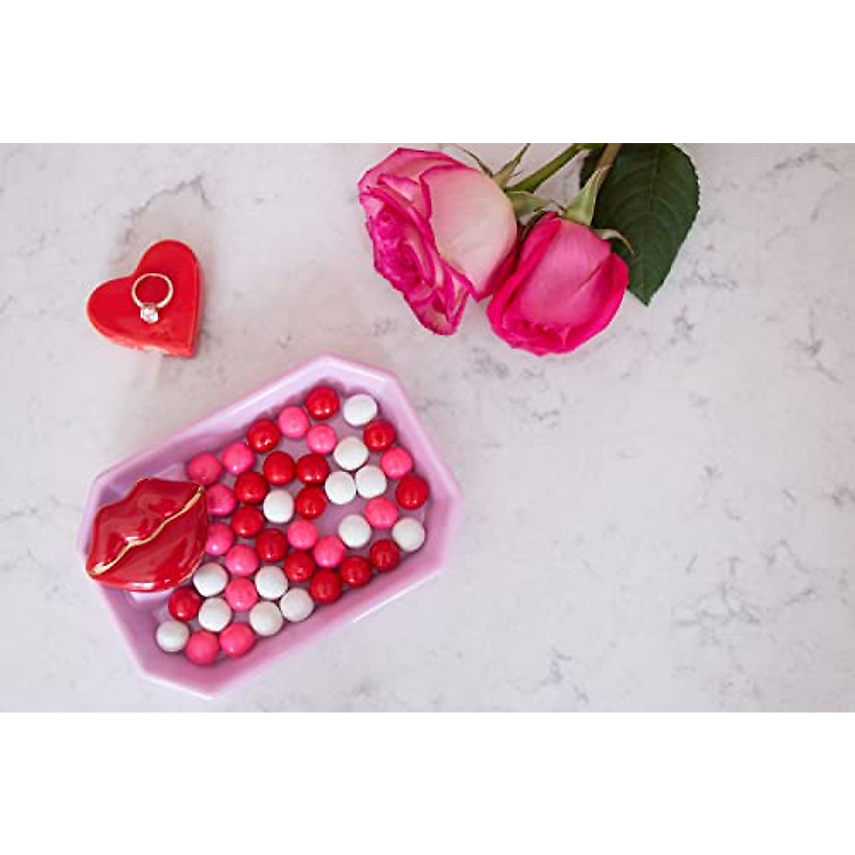 Nora Fleming Hand-Painted Mini: Smooches! (Red Lips) A249