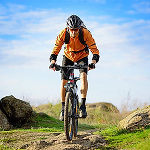 KBJPADS 26" Adult Electric Bikes 750W Motor Ebike 48V 16Ah Lithium Battery Electric Bicycles Dual Shock Absorbers 5-Speed 21MPH Mountain Beach E Bike