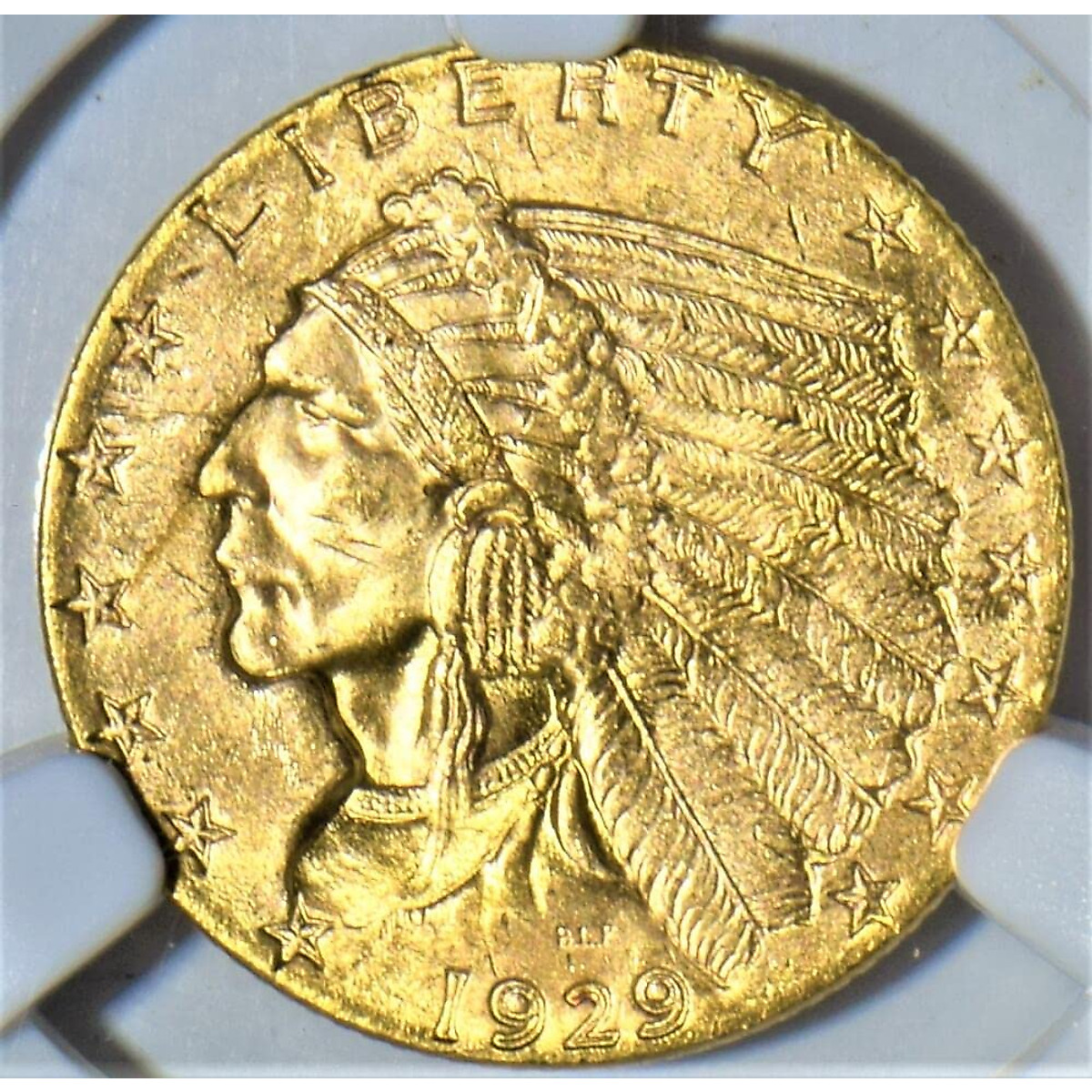 1929 P Indian Head Quarter Eagle $2.50 MS-64 NGC