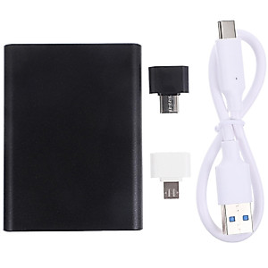 UKCOCO SSD Solid State Drive External Portable Hard Drive Hard Drive Portable USB HDD External Hard Disk Durable 64GB