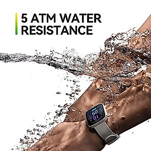 Amazfit Bip 3 Pro Smart Watch for Android iPhone, GPS 1.69" Color Display, 14-Day Battery Life, 60+ Sports Modes, Blood Oxygen Heart Rate Monitor, Water-Resistant(Cream) (Renewed)