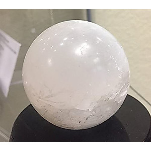 Pachamama Essentials Selenite Sphere - Crystal Ball 50-60mm - Reiki, Healing, Metaphysical, Chakra, Positive Energy, Meditation, Protection