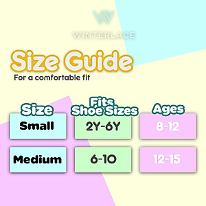 Winterlace Kids Soccer Socks, 6 Pairs for Boys Girls, Youth Knee High Athletic Sports Football Gym School Team Pack Children (as1, alpha, s, regular, Assorted)