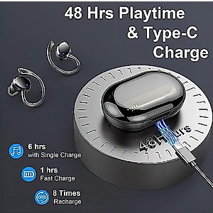 Upgrade Your Everyday Headphones or Wired Earbuds with These Workout, Noise Cancelling Earbuds, True Wireless Earbuds Over Ear Dynamic Sounding TWS i25 Bluetooth v5.1, HiFi, Waterproof Earbuds.