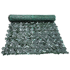 Boshen 3Pcs 118 x 39 Inch Artificial Faux Ivy Privacy Fence Outdoor Ivy Leaf Fence Privacy Screen Faux Greenery Decorative Privacy Panels Vine Leaf Decoration for Garden Porch Patio Balcony
