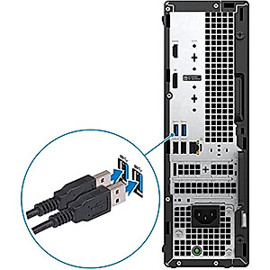Dell OptiPlex 3000 Desktop Computer - Intel Core i5 12th Gen i5-12500 Hexa-core (6 Core) 3 GHz - 16 GB RAM DDR4 SDRAM - 512 GB M.2 PCI Express NVMe 3.0 x4 SSD - Small Form Factor - Black