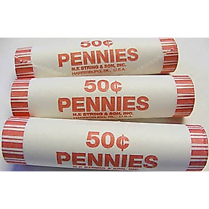 2010 P, D Lincoln Cent - 2 Bankroll Set - NEW SHIELD DESIGN Uncirculated