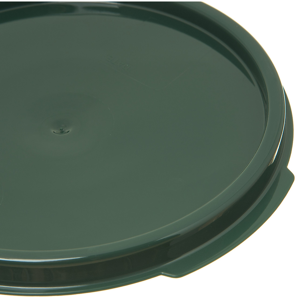Carlisle FoodService Products Storplus Round Food Storage Container Lid with Stackable Design for Catering, Buffests, Restaurants, Polycarbonate, 2-4 Quarts, Forest Green