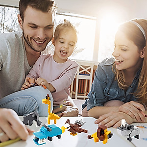 DESOOA Mini Building Blocks Animals Toys, Educational 3D Puzzle Mystery Boxes for Boys Girls Christmas Stocking Stuffers Party Favors Gifts 6 Box