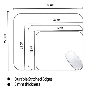 Wugao US 2024 Calendar Mouse Pad,Beach Sand Surf Starfish Mouse Pad Mat