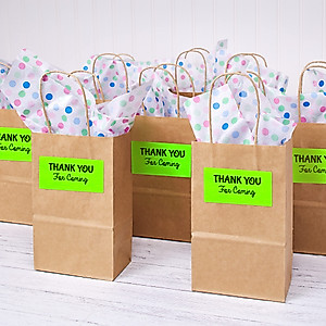 Avery Printable Shipping Labels with Sure Feed, 2" x 4", Neon Green, 1,000 Blank Mailing Labels (5976)