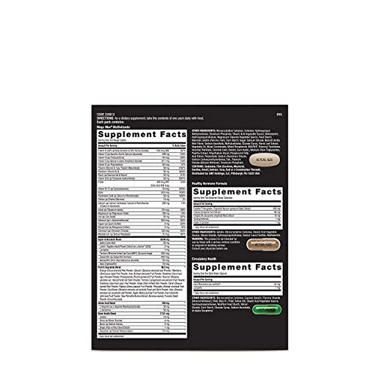 GNC Mega Men Healthy Testosterone Vitapak Program - 30 Vitapaks