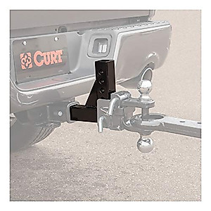 CURT 45059 Replacement Shank for Adjustable Trailer Hitch Ball Mount #45799 or #45049, Fits 2-Inch Receiver