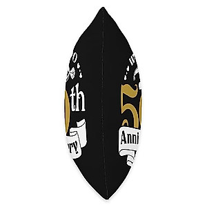 50th Wedding Anniversary Gifts Husband Wife 50th Wedding Anniversary Husband Wife Marriage Relationship Throw Pillow, 18x18, Multicolor