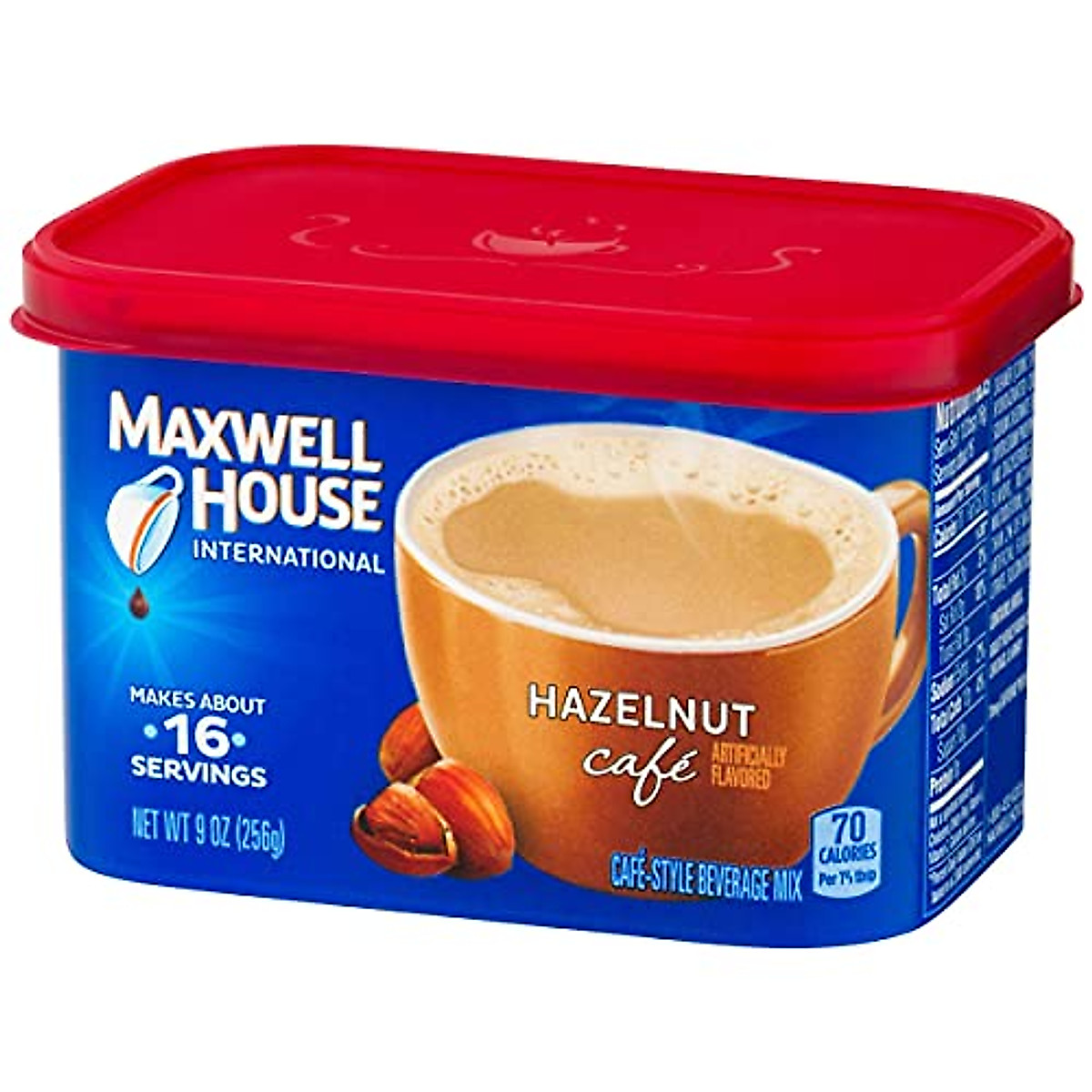 Maxwell House International Fall Flavors with Suisse Mocha Cafe | Instant Flavored Coffee Variety Pack, 7-9 oz Canisters, (4 Pack)