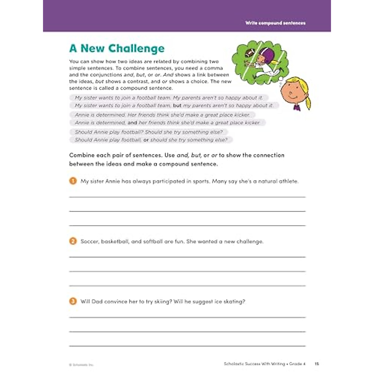 Scholastic Success with Writing Grade 4 Workbook