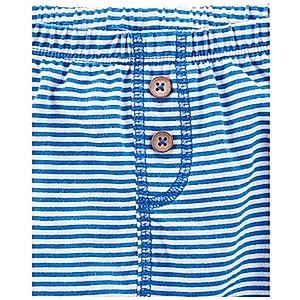 Simple Joys by Carter's Baby 4-Pack Neutral Pant, Blue/Grey Heather/Navy/Stripe, 24 Months