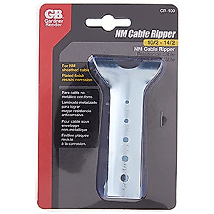 Gardner Bender CR-100 4-Inch Romex Cable Ripper, Metallic