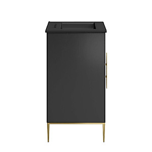 Modway Awaken Bathroom Vanity Cabinet, 24", Black Black
