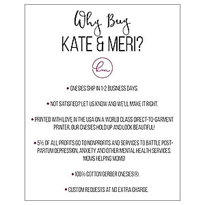 Kate & Meri I'm the Rainbow After the Storm Onesie/Bodysuit Baby Romper (Newborn)