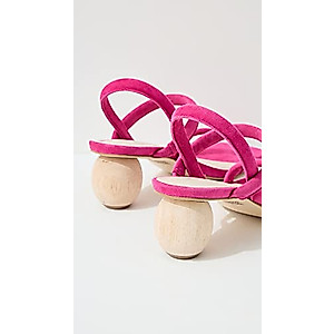 Intentionally Blank Women's Kimber Sandals, Fuchsia, Pink, 9 Medium US