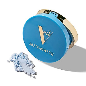 Veil Cosmetics | AutoMatte Mattifying Balm | Anti-Shine Translucent Powderless Makeup | Prime, Set, Mattify, Touch-Up & Remove Oil | Blur Pores & Fine Lines | Smooth Complexion | All Skin Types